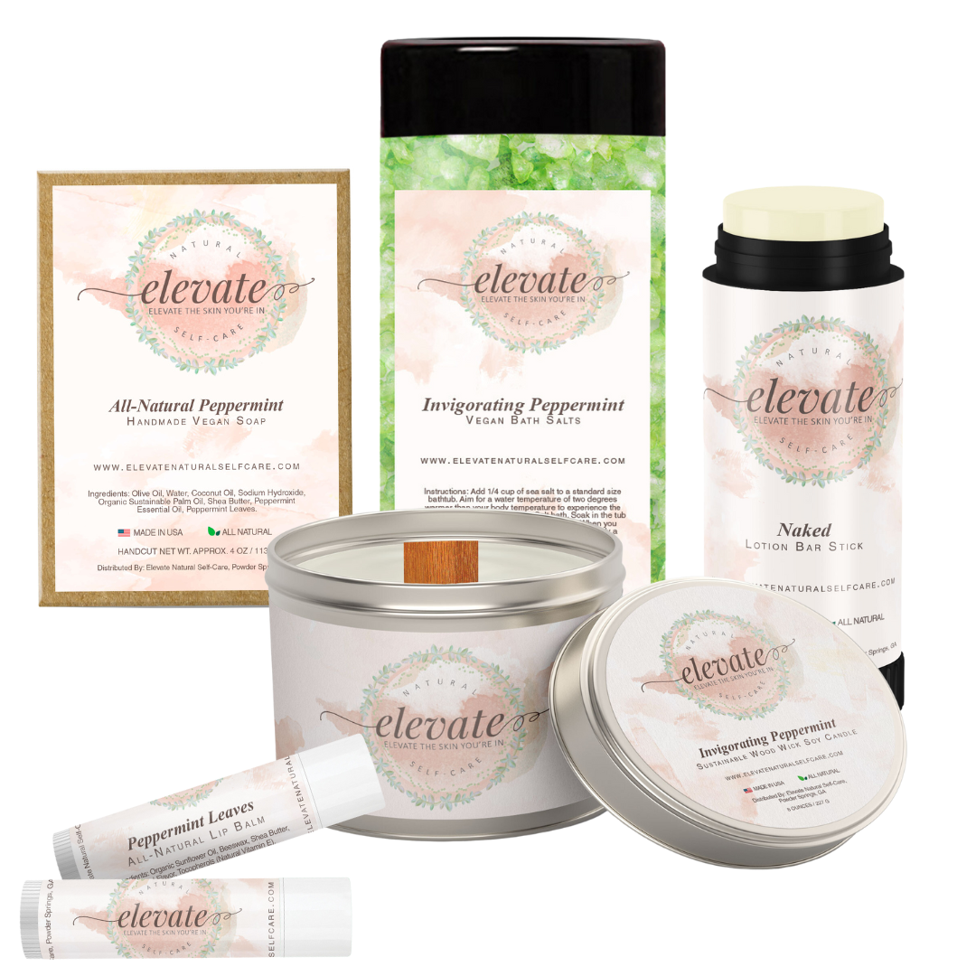 Pampering Peppermint Self-Care Bundle – Elevate Natural Self-Care